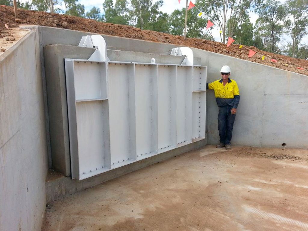 Australian Made Flap Gates - Australian Water Engineers